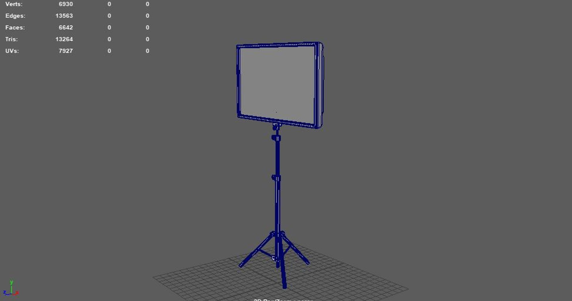 3D Model LED PANEL 3D Model - TurboSquid 2332380
