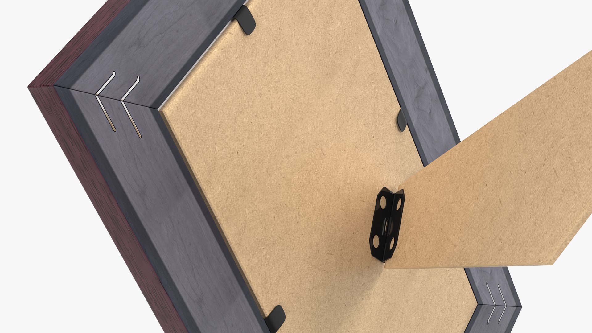 3D small wood photo frame - TurboSquid 1614964