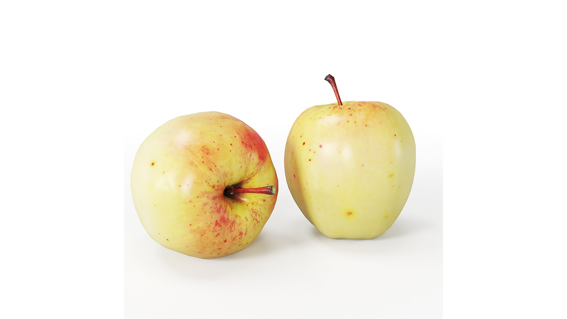 Golden Apple 3D Model - TurboSquid 1967590