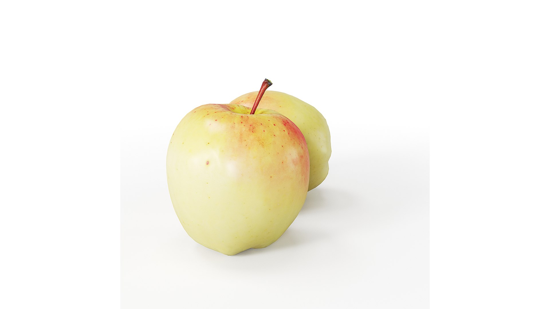 Golden Apple 3D Model - TurboSquid 1967590