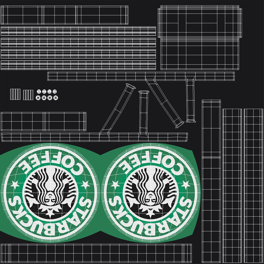 Starbucks Signage Wall Mounted 3D Model - TurboSquid 2273897