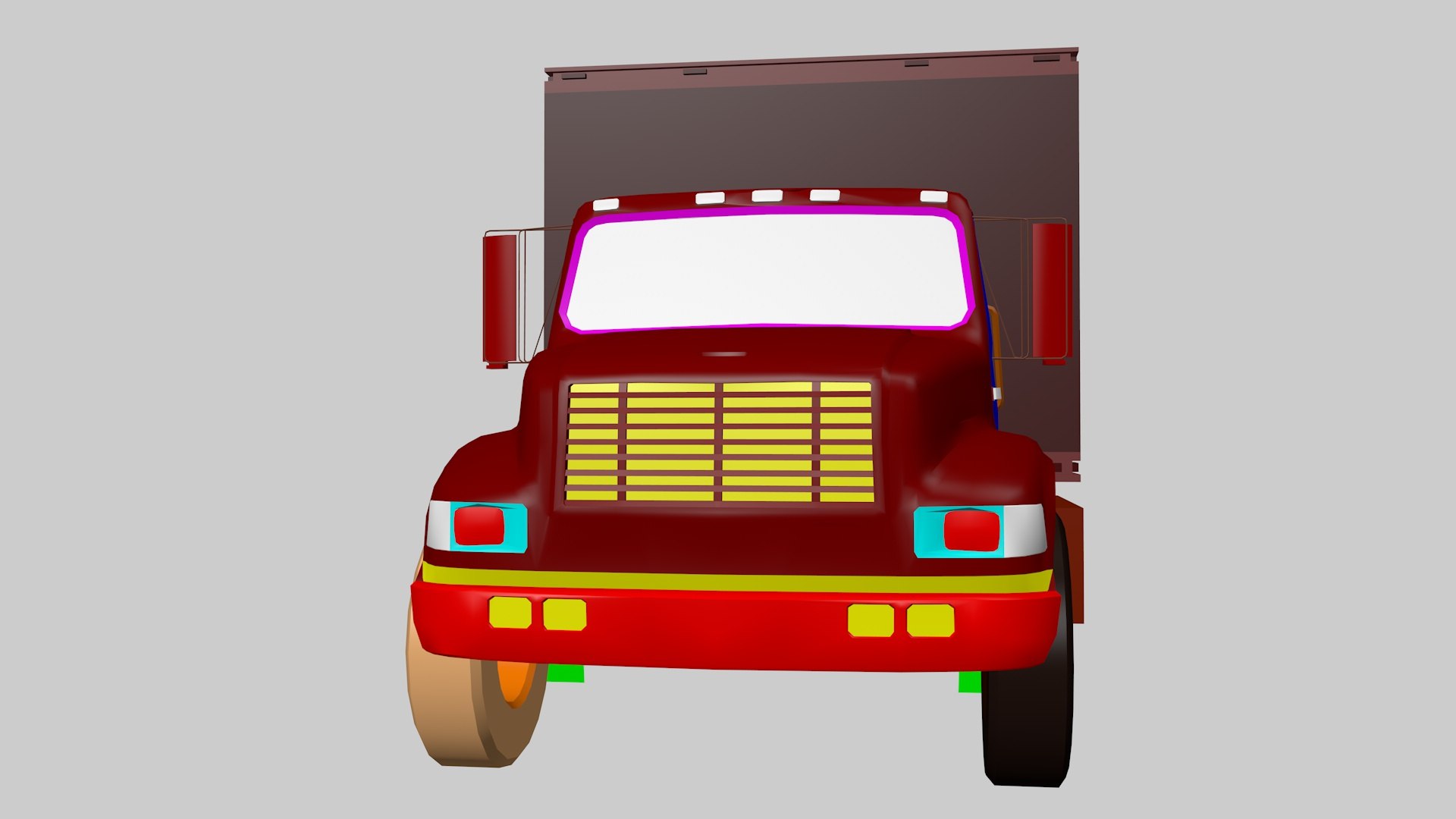 International Trailer Truck 3D Model - TurboSquid 2087273