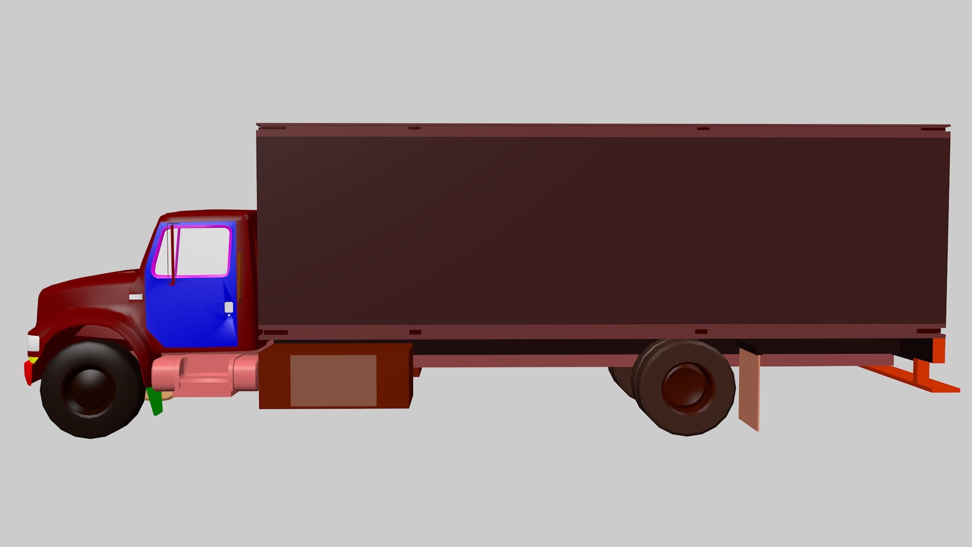 International Trailer Truck 3D Model - TurboSquid 2087273