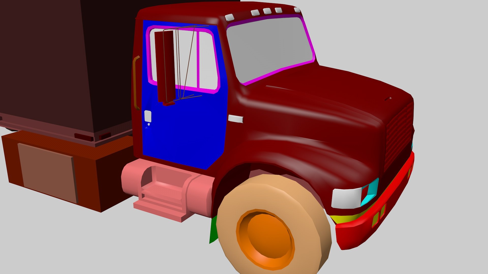 International Trailer Truck 3D Model - TurboSquid 2087273