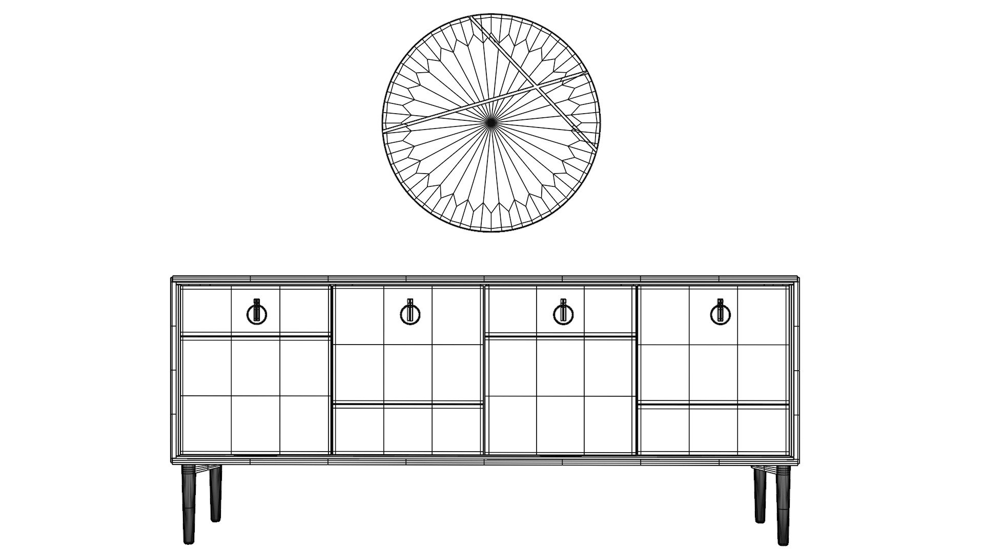 Vista Console 3D Model - TurboSquid 1838504