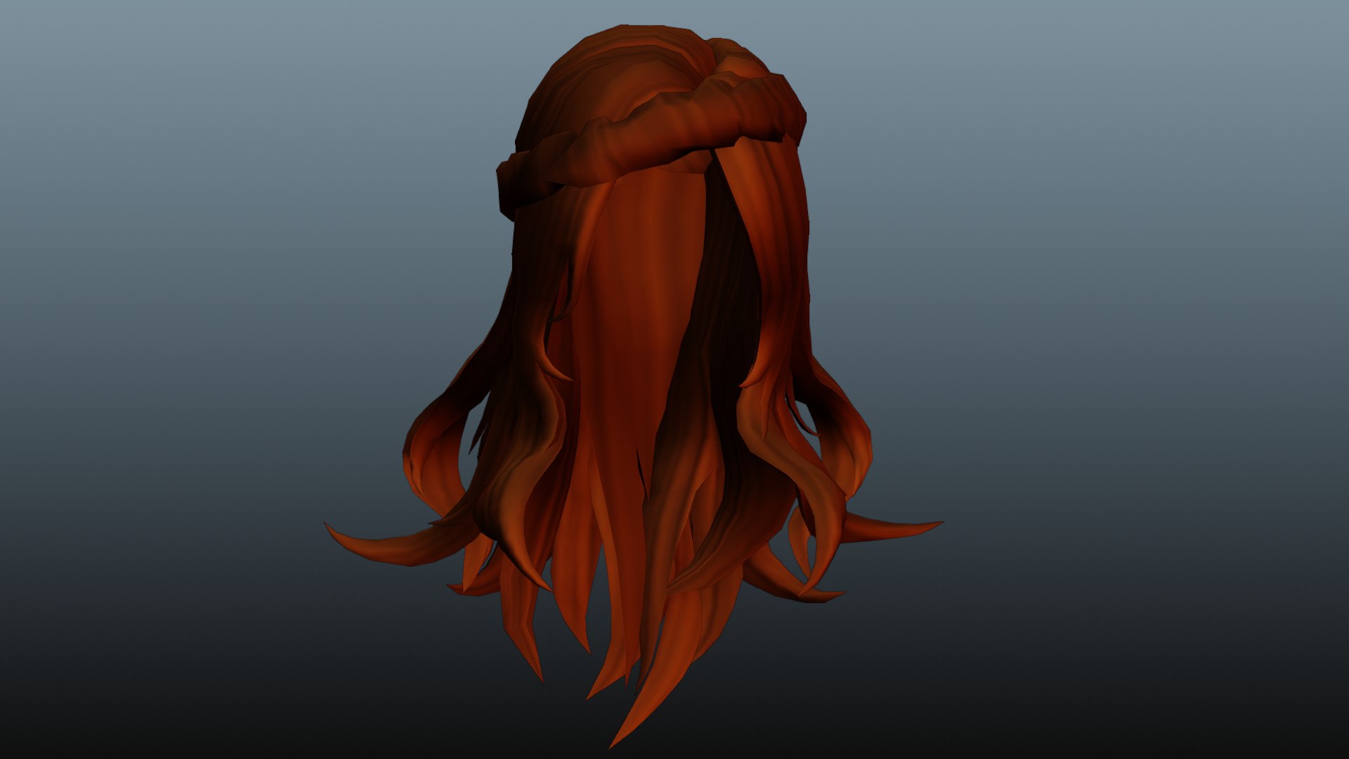3D Female Hair 4 Colors - TurboSquid 2208660