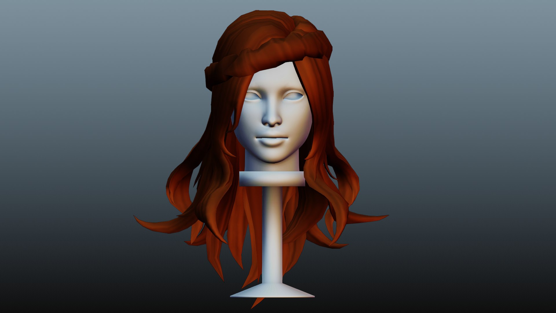 3D Female Hair 4 Colors - TurboSquid 2208660