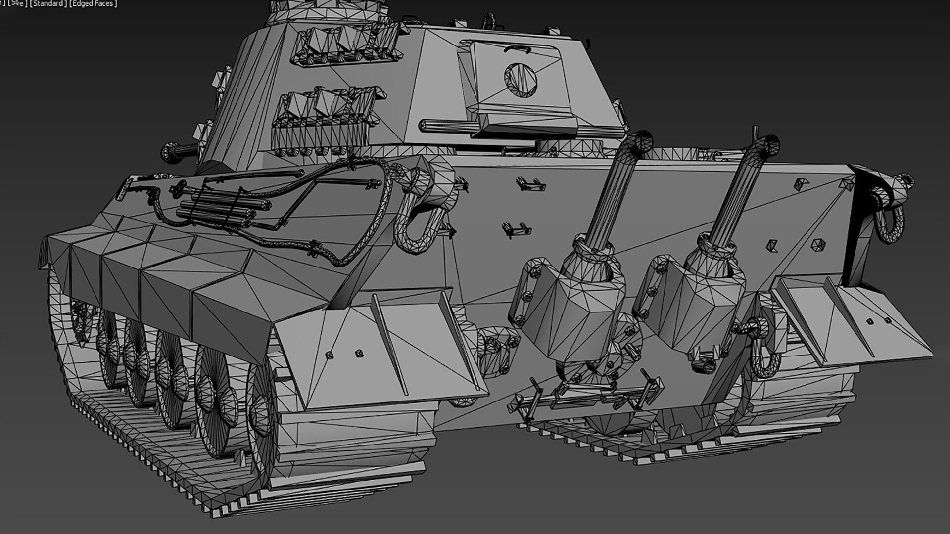 King Tiger 3D Model - TurboSquid 1534832