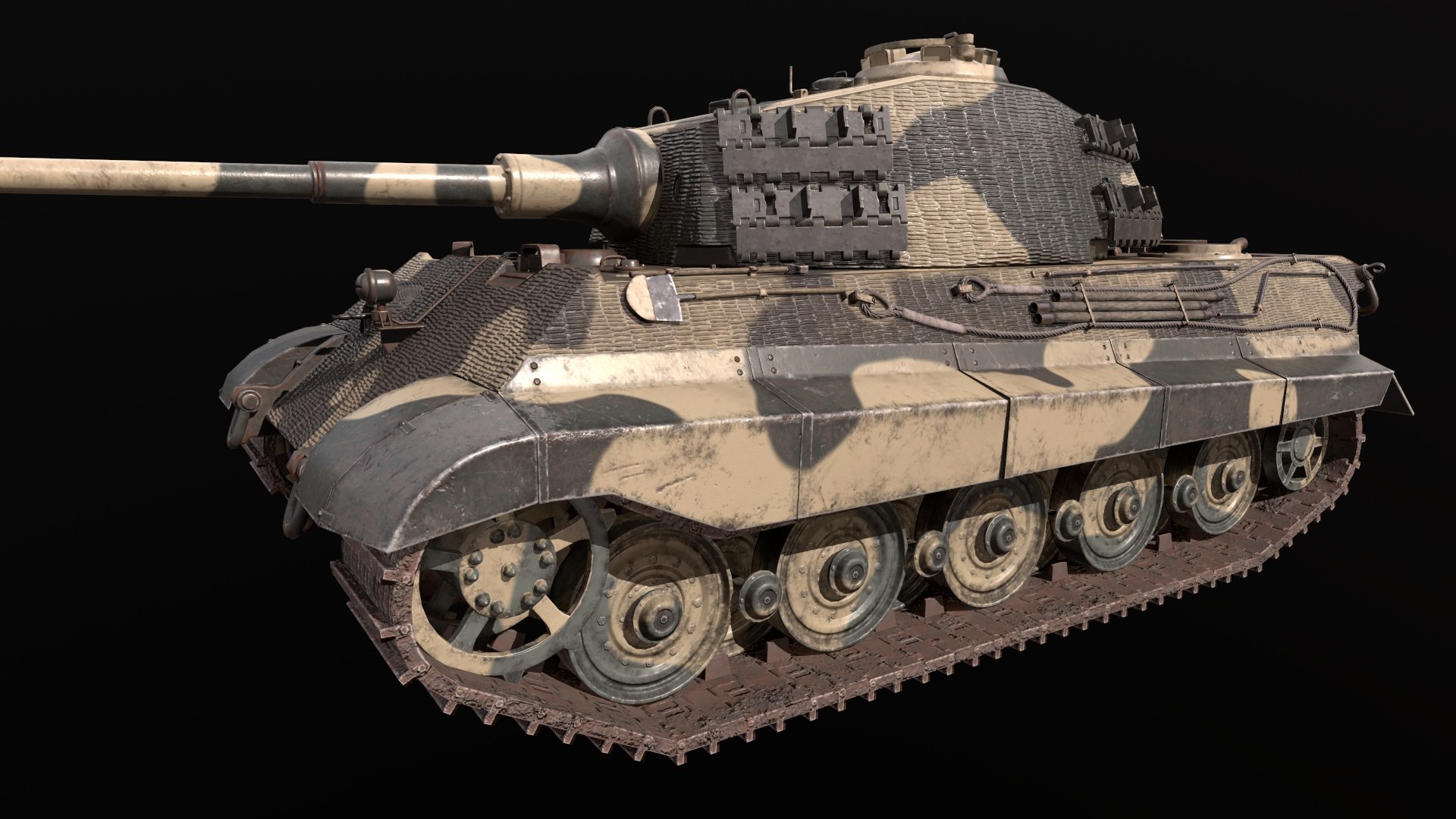 King Tiger 3D Model - TurboSquid 1534832