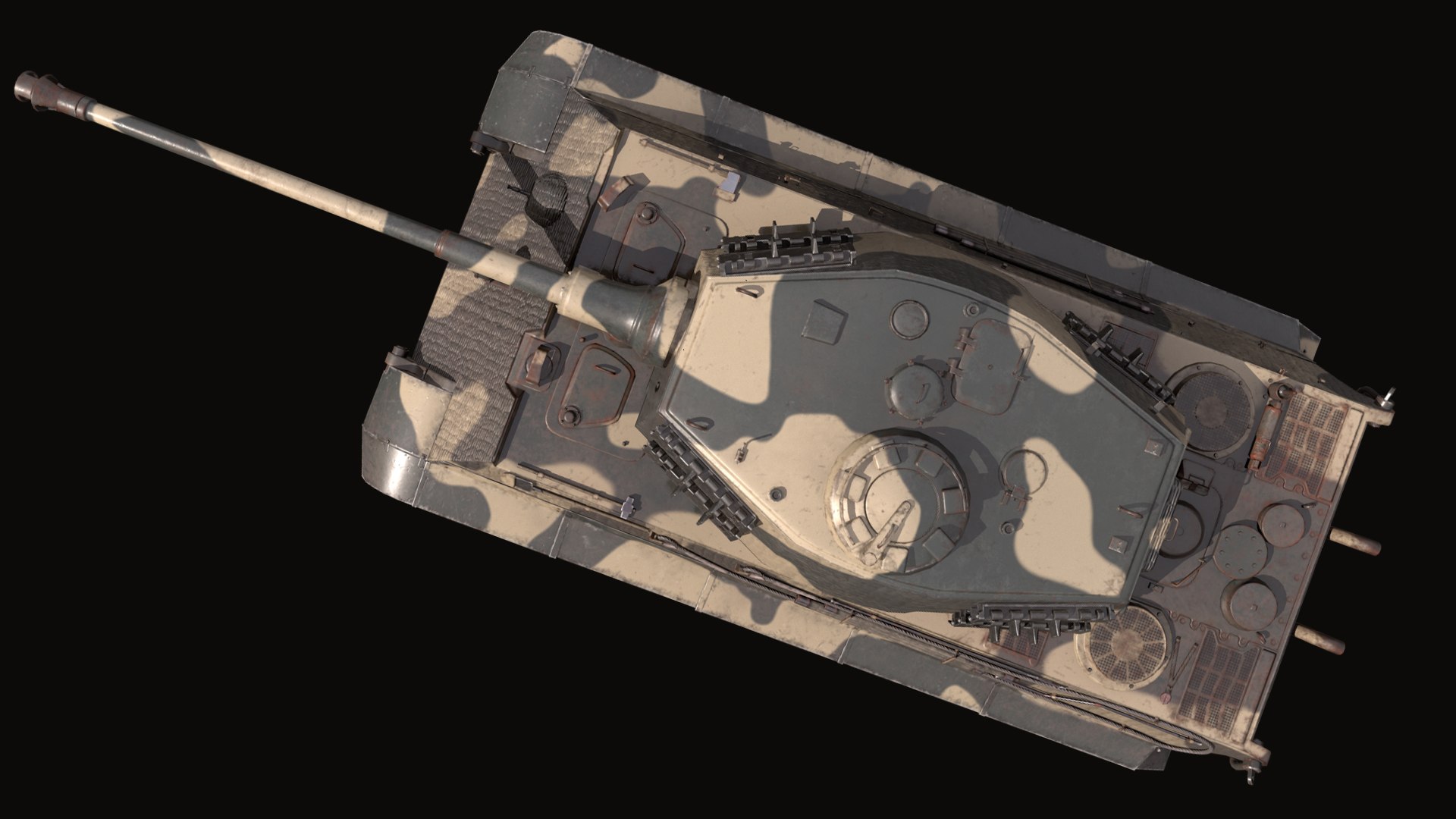 King Tiger 3D Model - TurboSquid 1534832