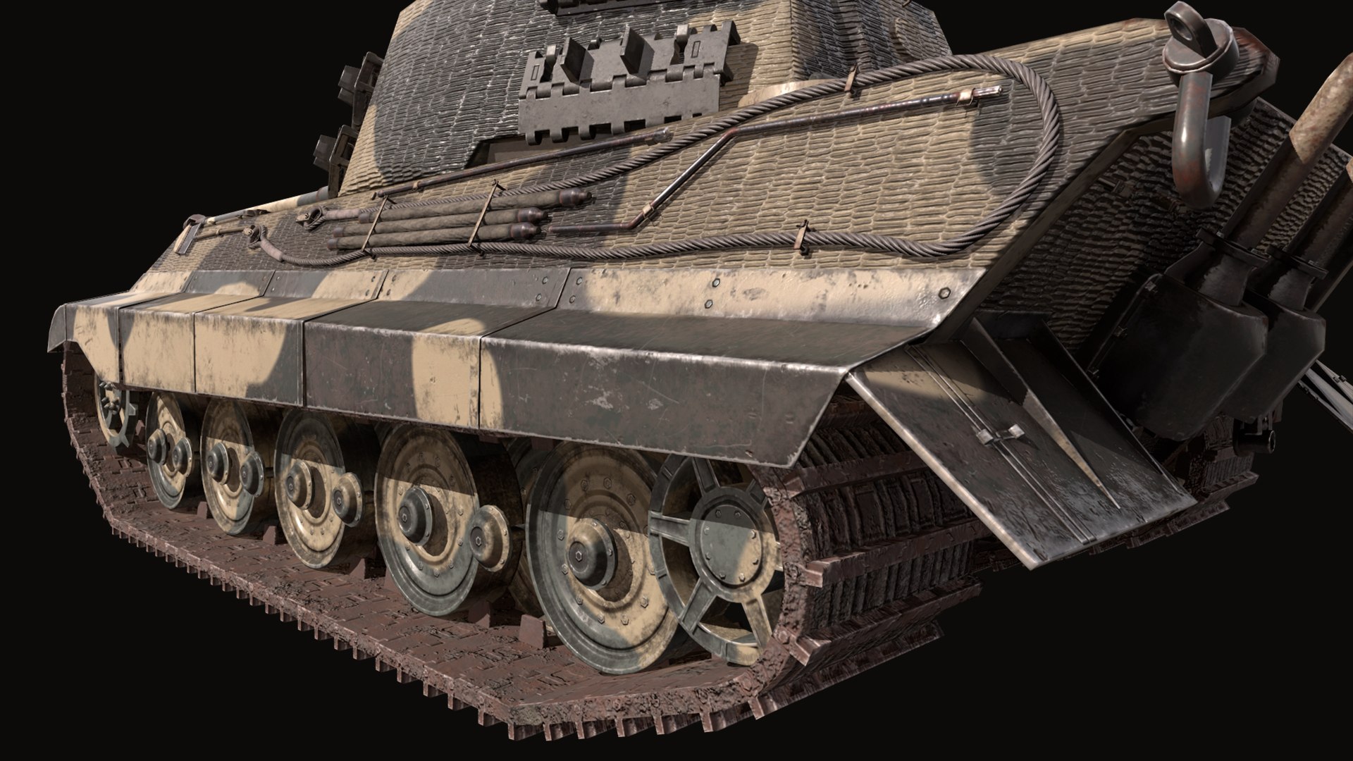 King Tiger 3D Model - TurboSquid 1534832