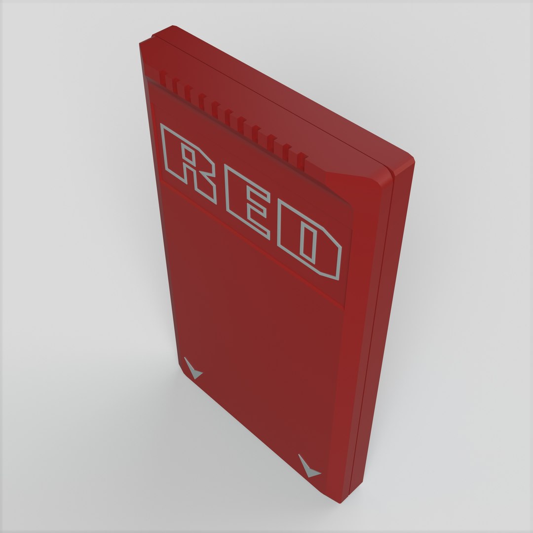 3D Memory Card RED - TurboSquid 1803324