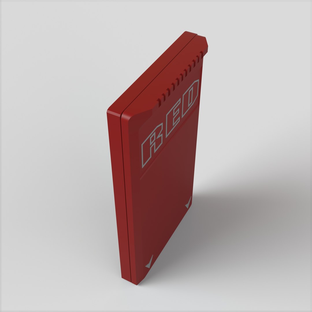 3D Memory Card RED - TurboSquid 1803324