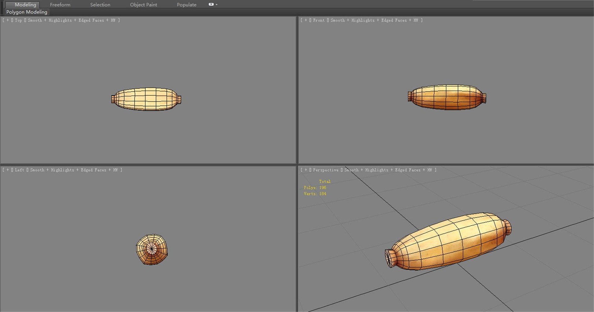 Cartoon Lotus Root Model - TurboSquid 2110503