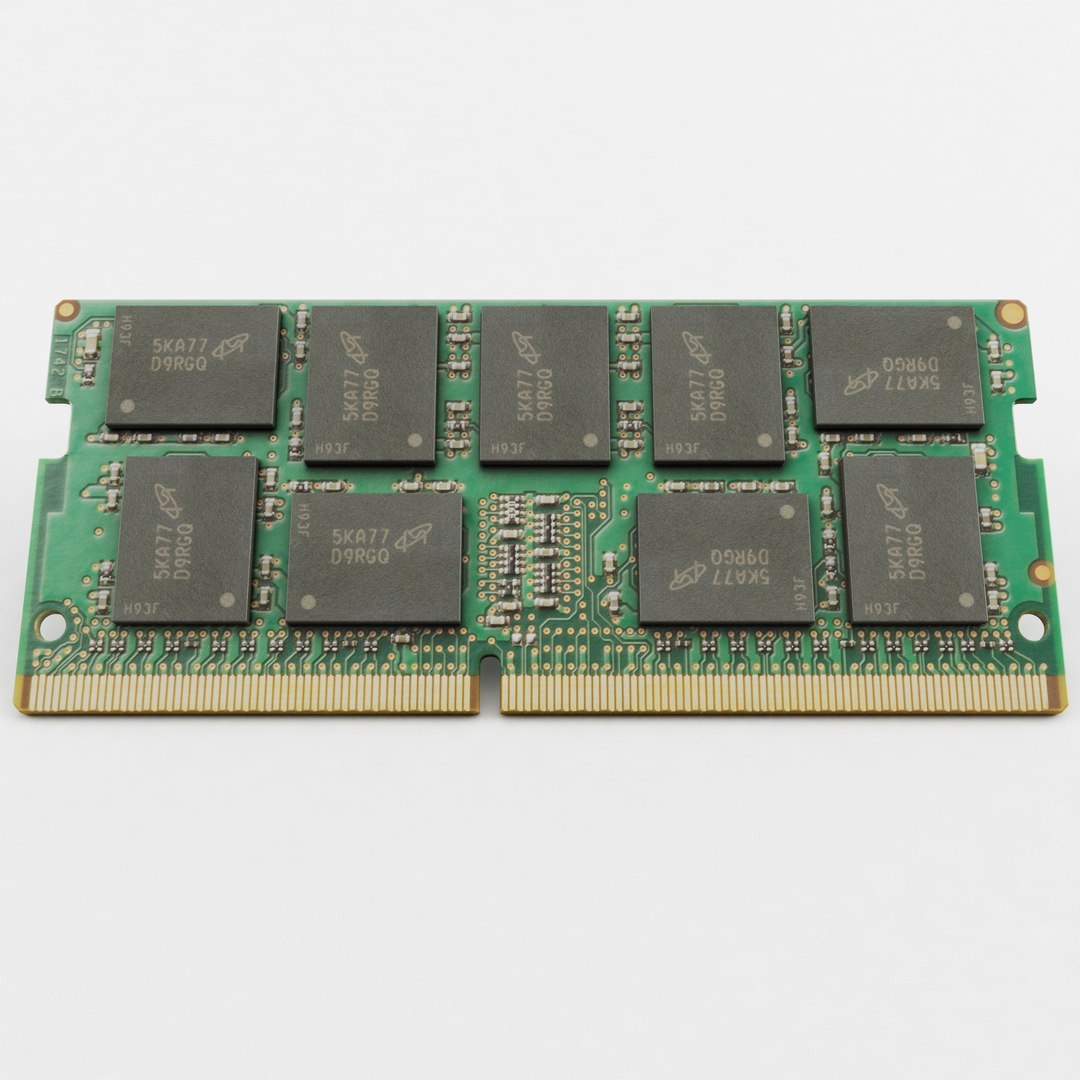 3D DDR4 SODIMM Ram Modul - TurboSquid 1834082