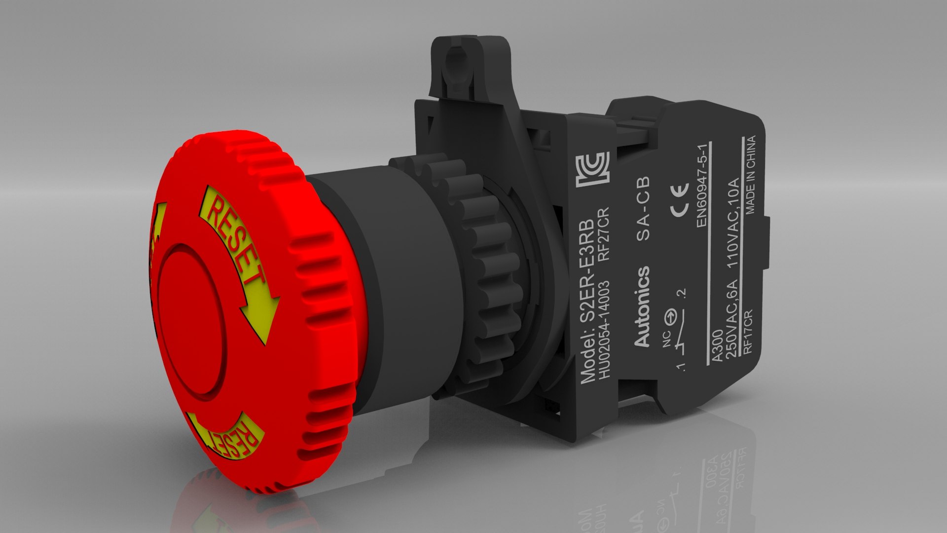 3D Push Button Emergency Model - TurboSquid 2069838