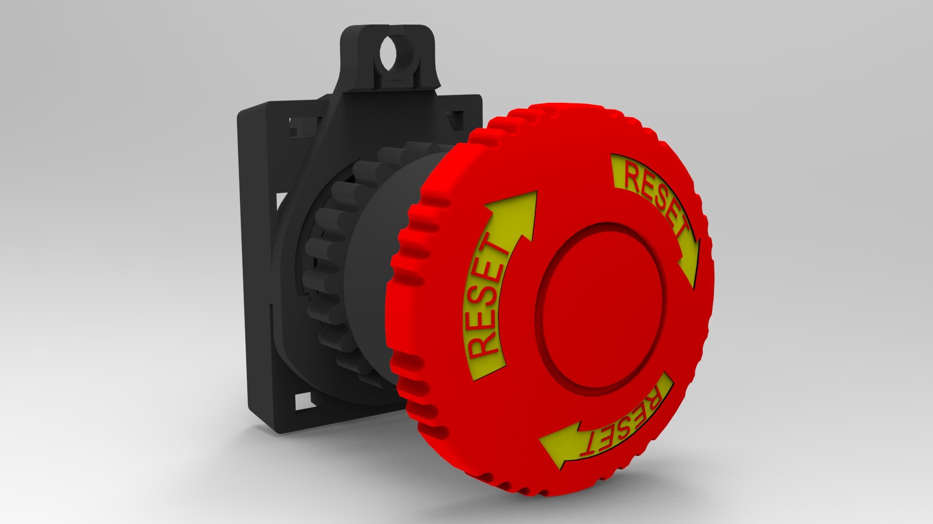 3D Push Button Emergency Model - TurboSquid 2069838