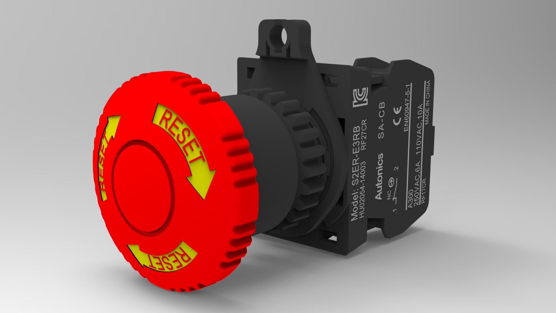 3D Push Button Emergency Model - TurboSquid 2069838