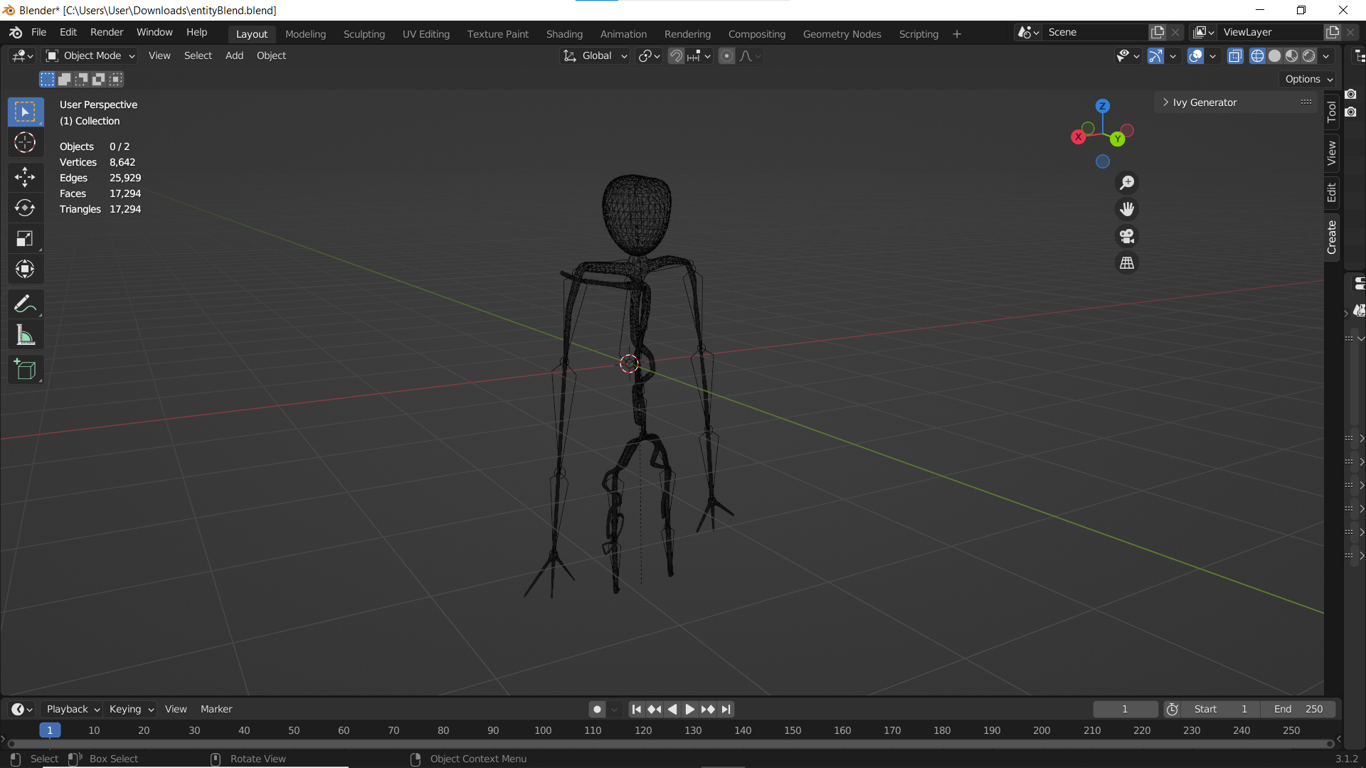 Backrooms Entity 3D model - TurboSquid 1987489