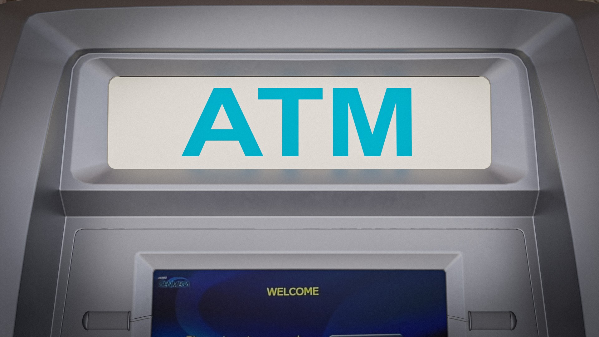 Genmega G2500 ATM Machine High Quality 3D Model - TurboSquid 2147148