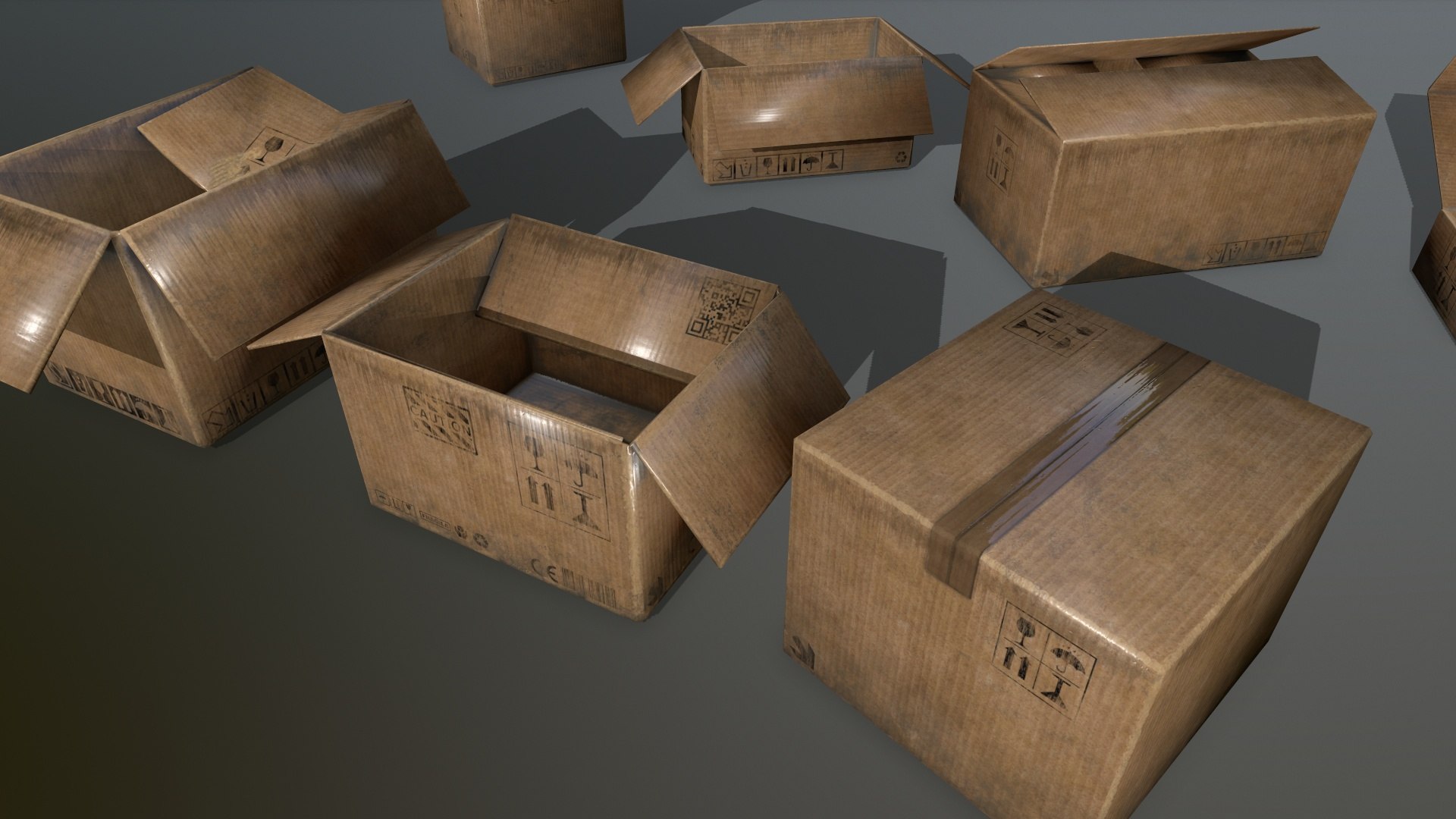 Box 3D Model - TurboSquid 1396025