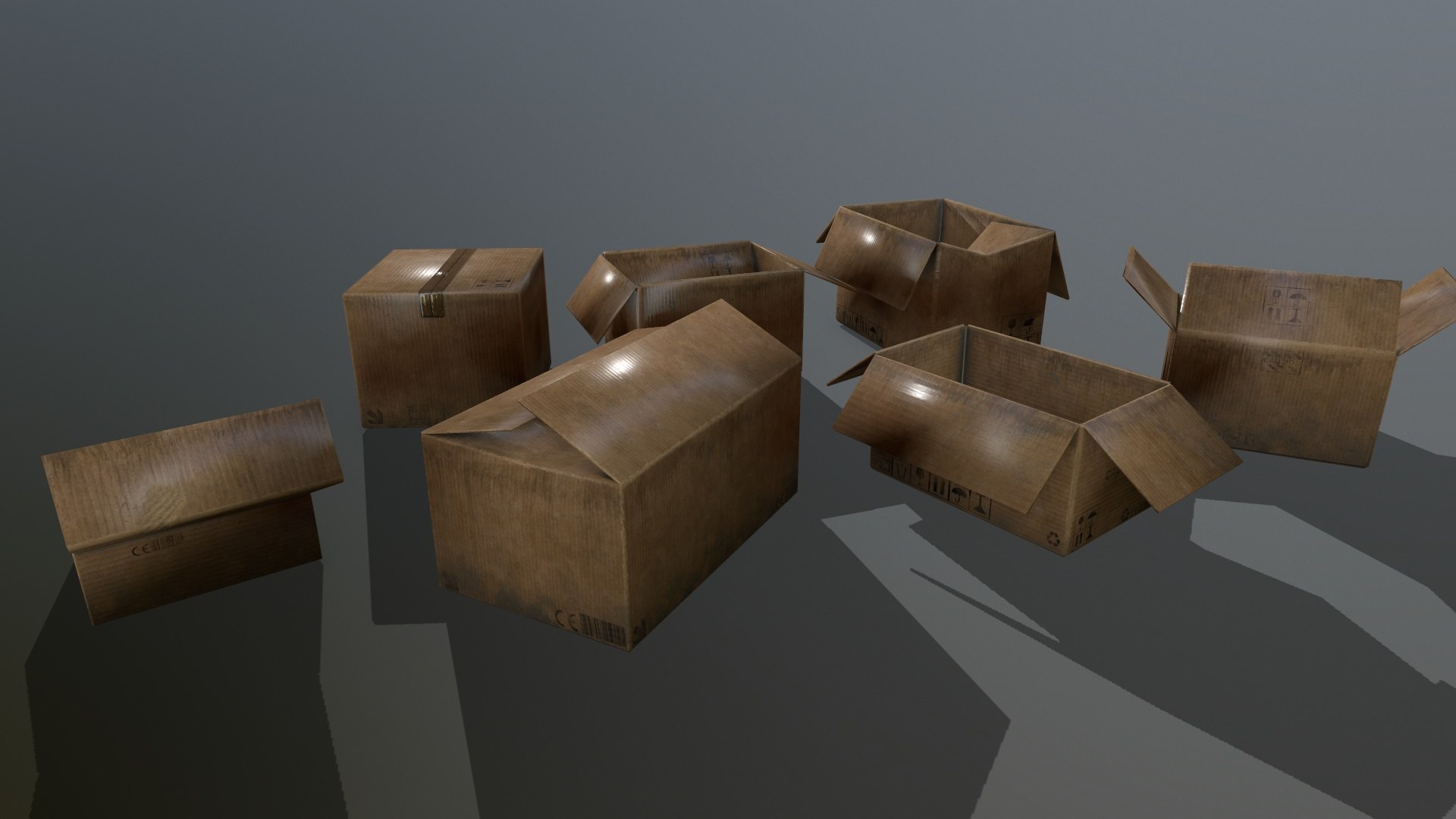 Box 3D Model - TurboSquid 1396025