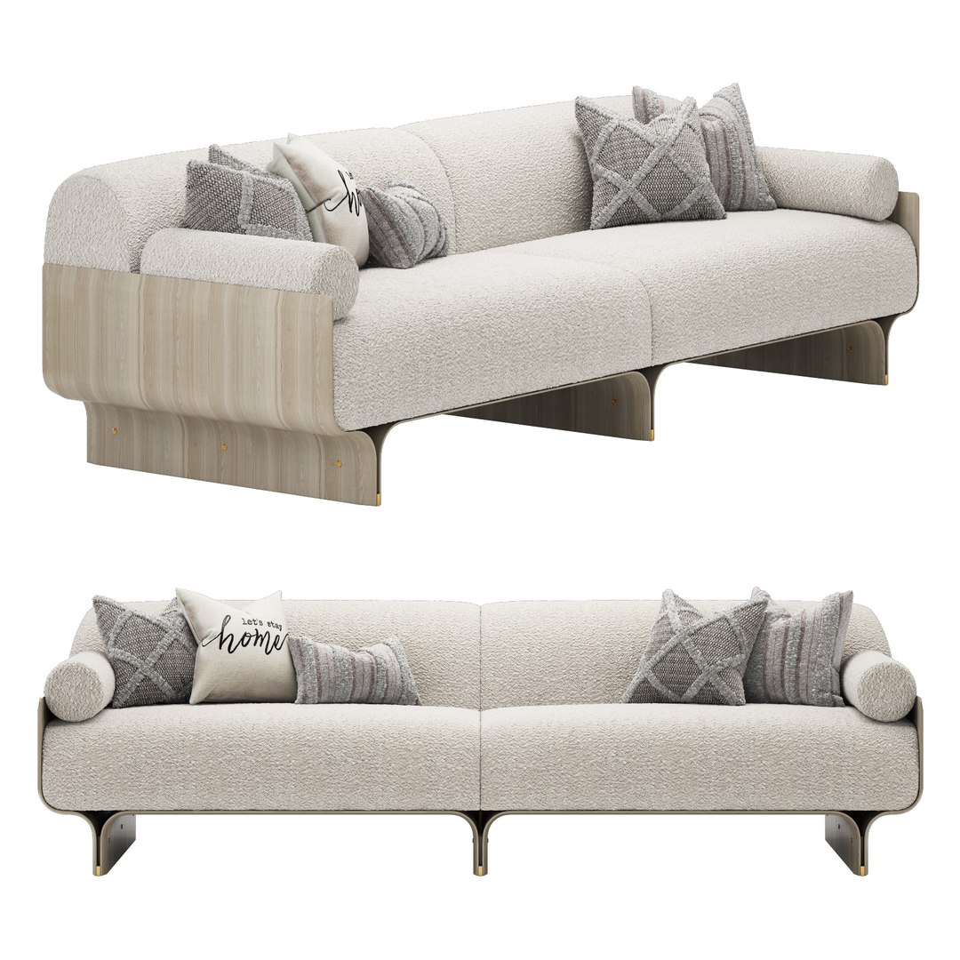 Gallotti And Radice Stami Sofa Medium 3D Model - TurboSquid 2247879
