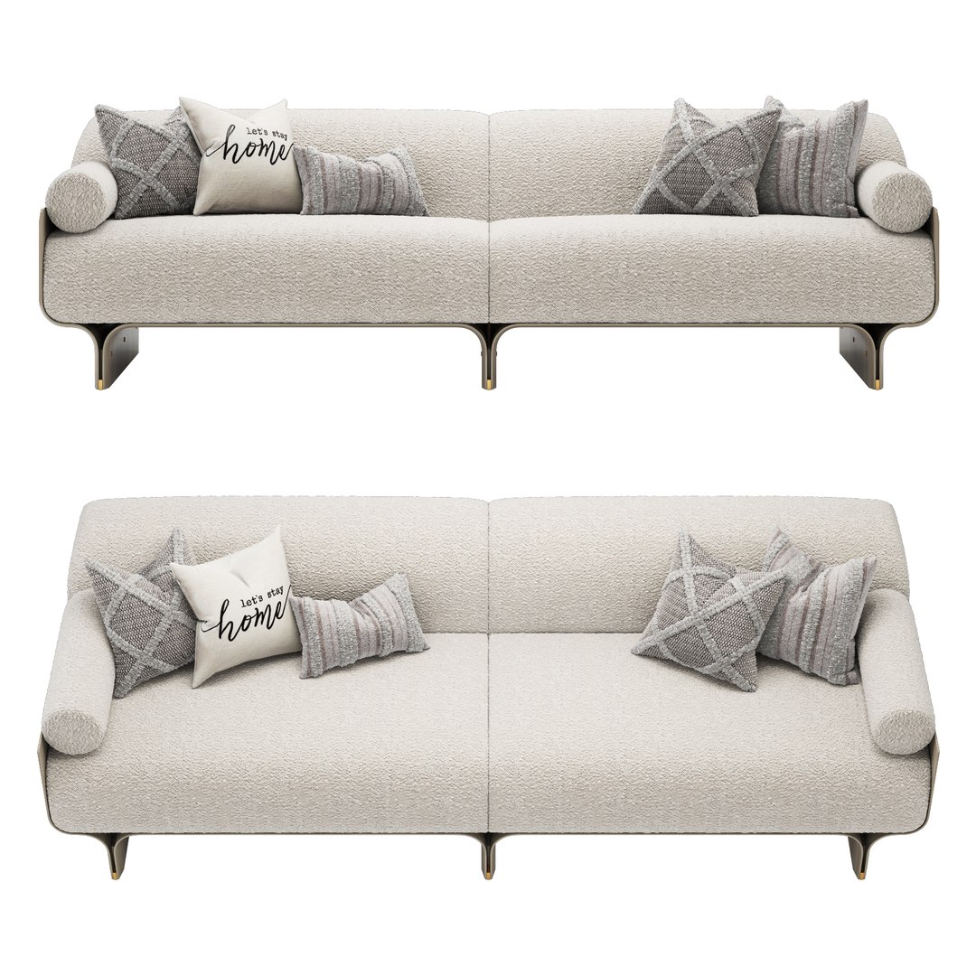 Gallotti And Radice Stami Sofa Medium 3D Model - TurboSquid 2247879