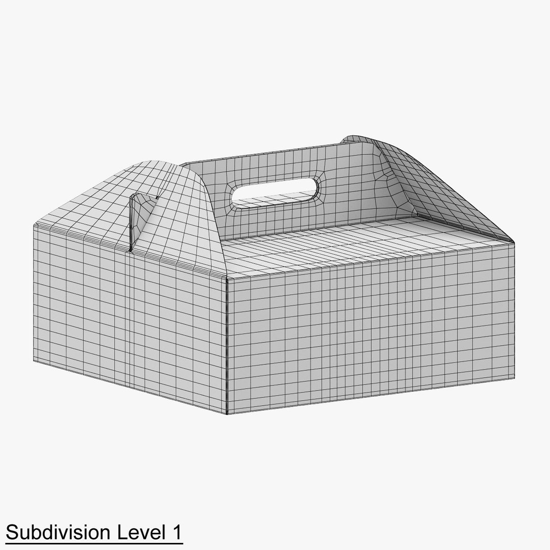3D packaging box 04 - TurboSquid 1375432