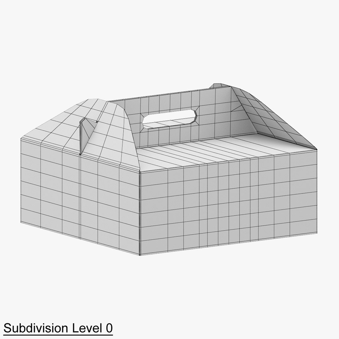 3D packaging box 04 - TurboSquid 1375432