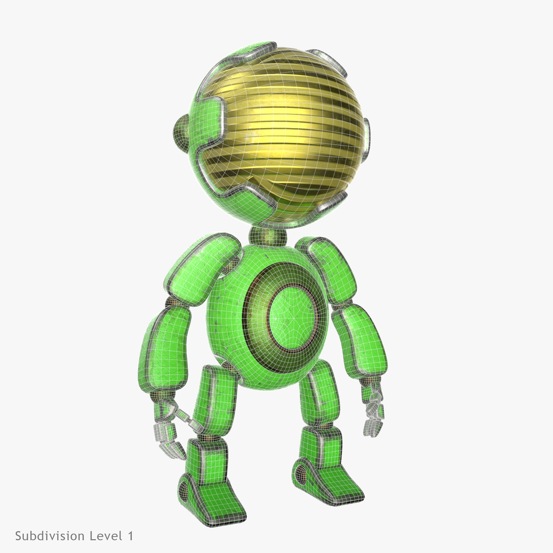 3d Robot Mario Model