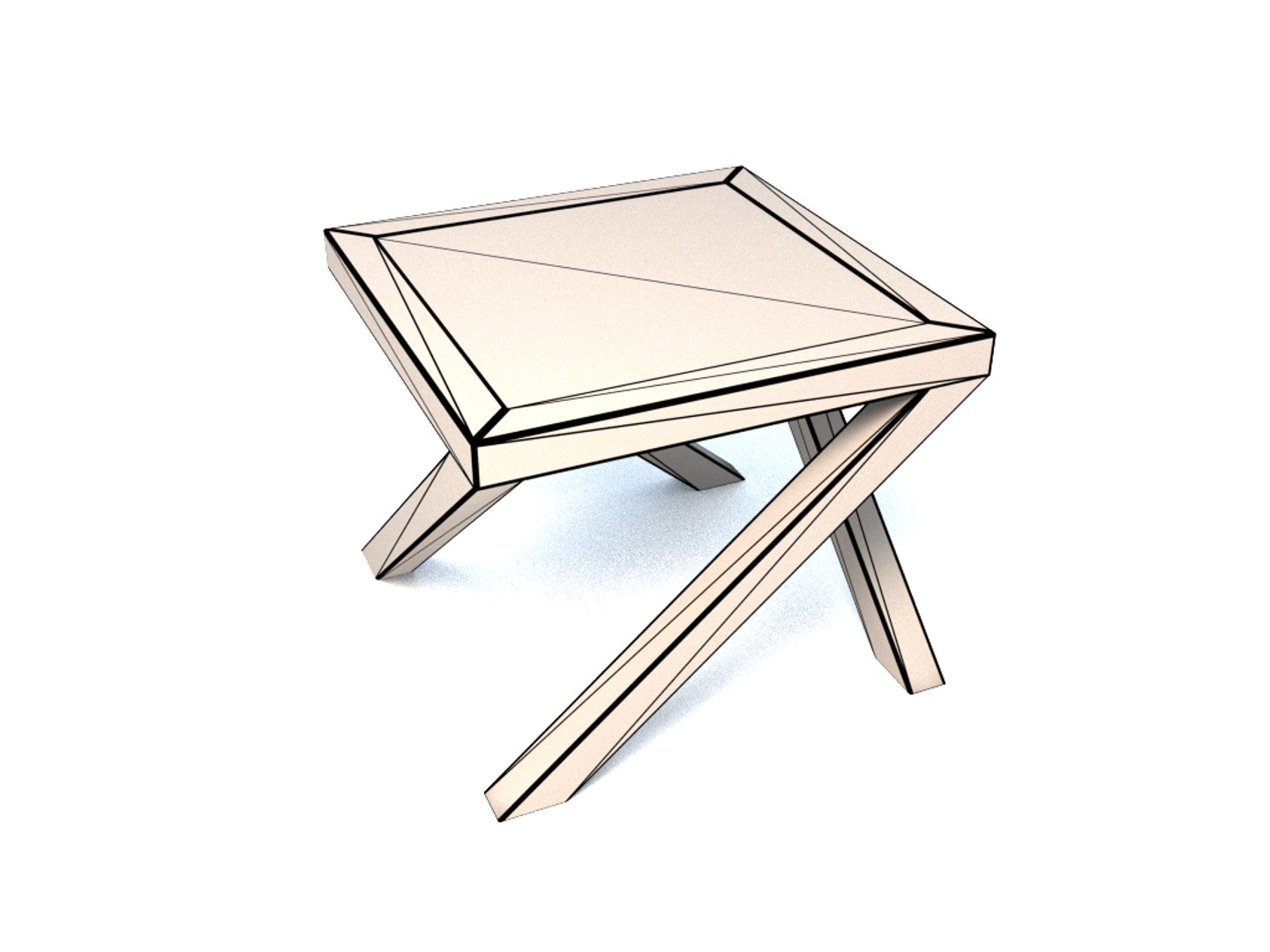 3D Metal Table - TurboSquid 1513594