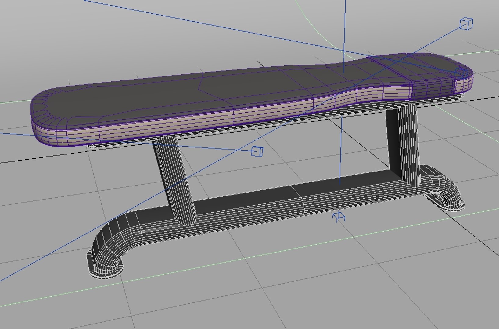 3d model bench bodybuilding