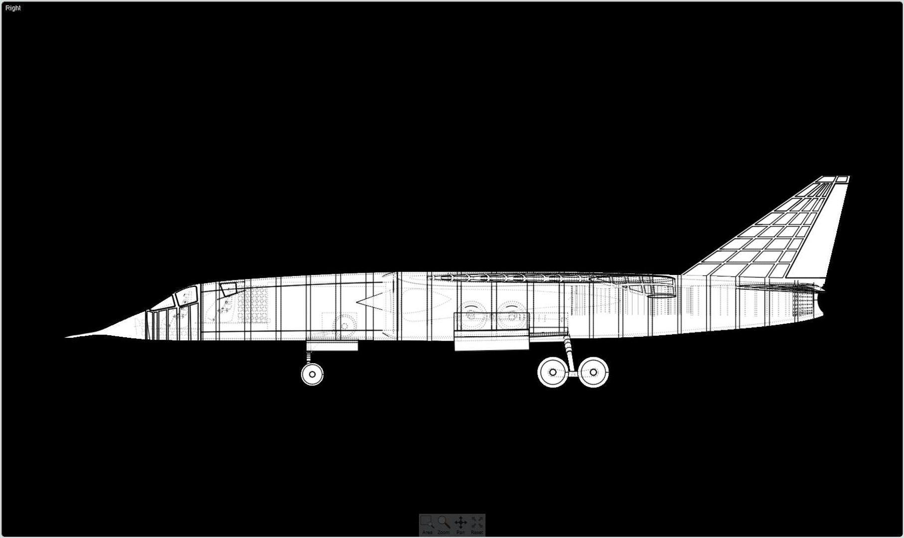 British Bac Tsr2 Aircraft 3d Model