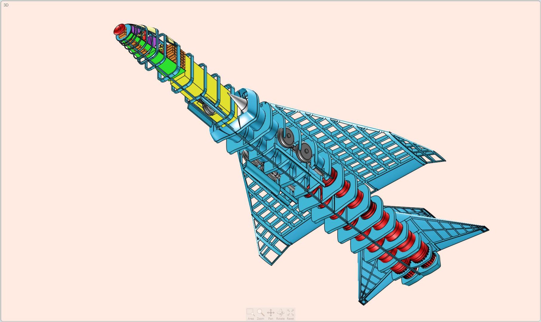 British Bac Tsr2 Aircraft 3d Model