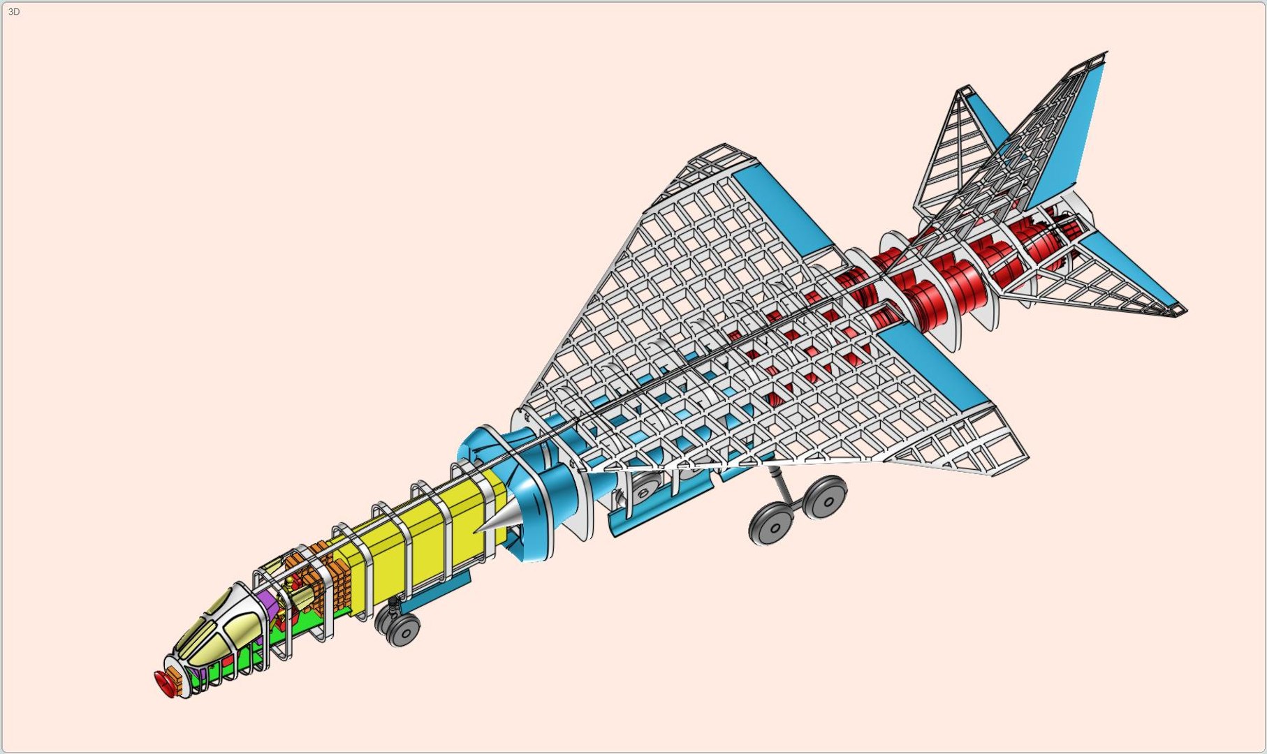 British Bac Tsr2 Aircraft 3d Model