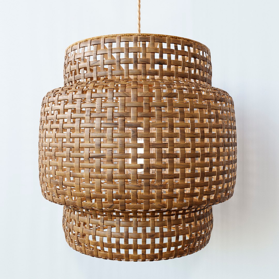 3D Rotan Lamp - TurboSquid 1545834