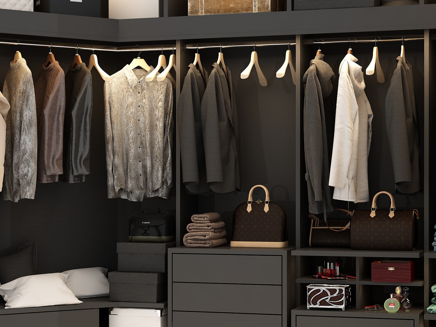 3D Wardrobe Clothes Model | 1143522 | TurboSquid