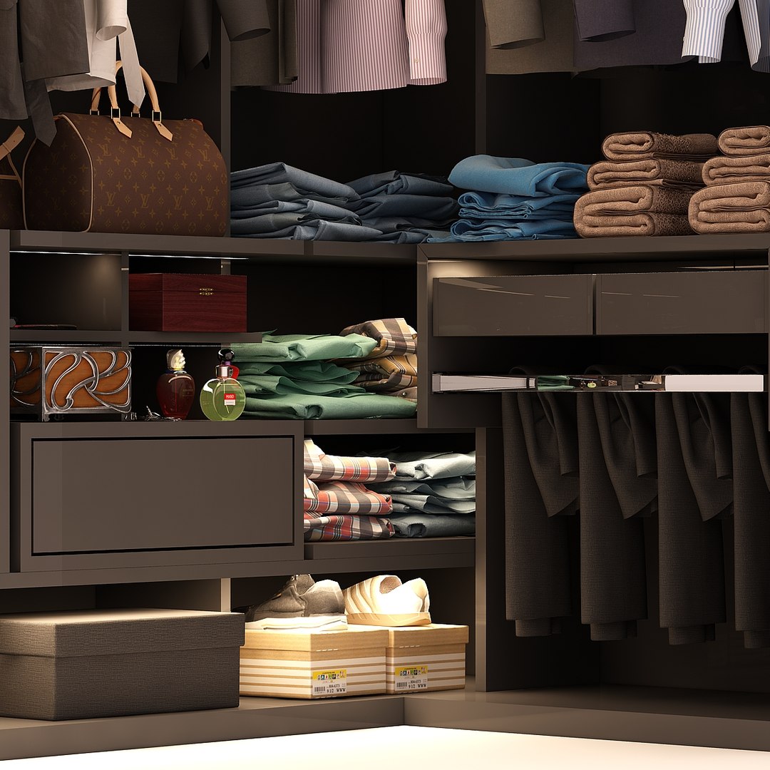 3D Wardrobe Clothes Model | 1143522 | TurboSquid