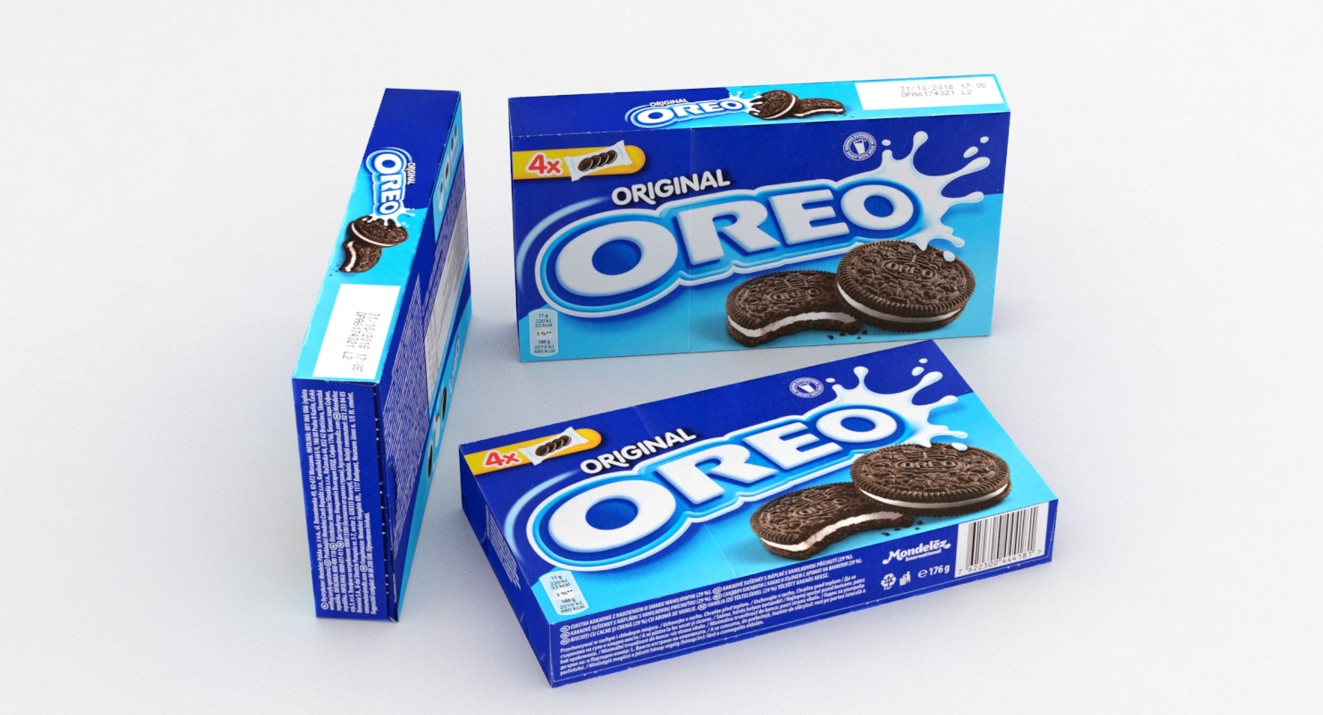 Oreo 176g Box 3D - TurboSquid 1227456