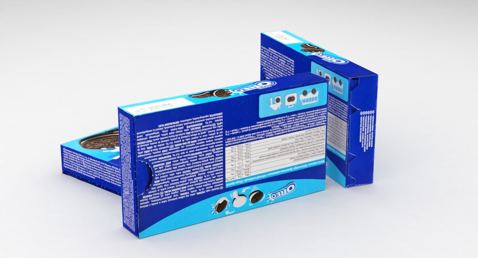 Oreo 176g Box 3D - TurboSquid 1227456