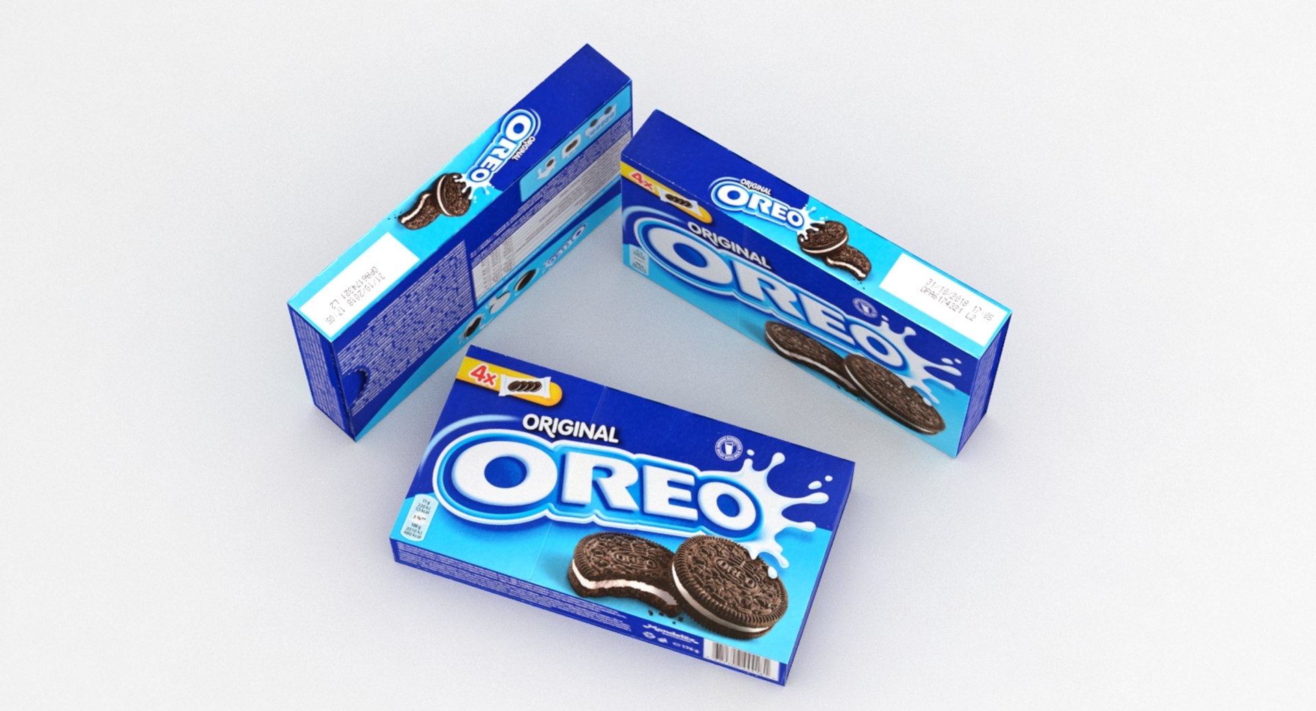 Oreo 176g Box 3D - TurboSquid 1227456