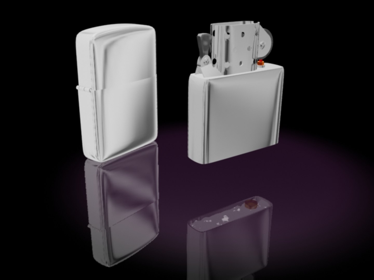 3d model zippo lighter