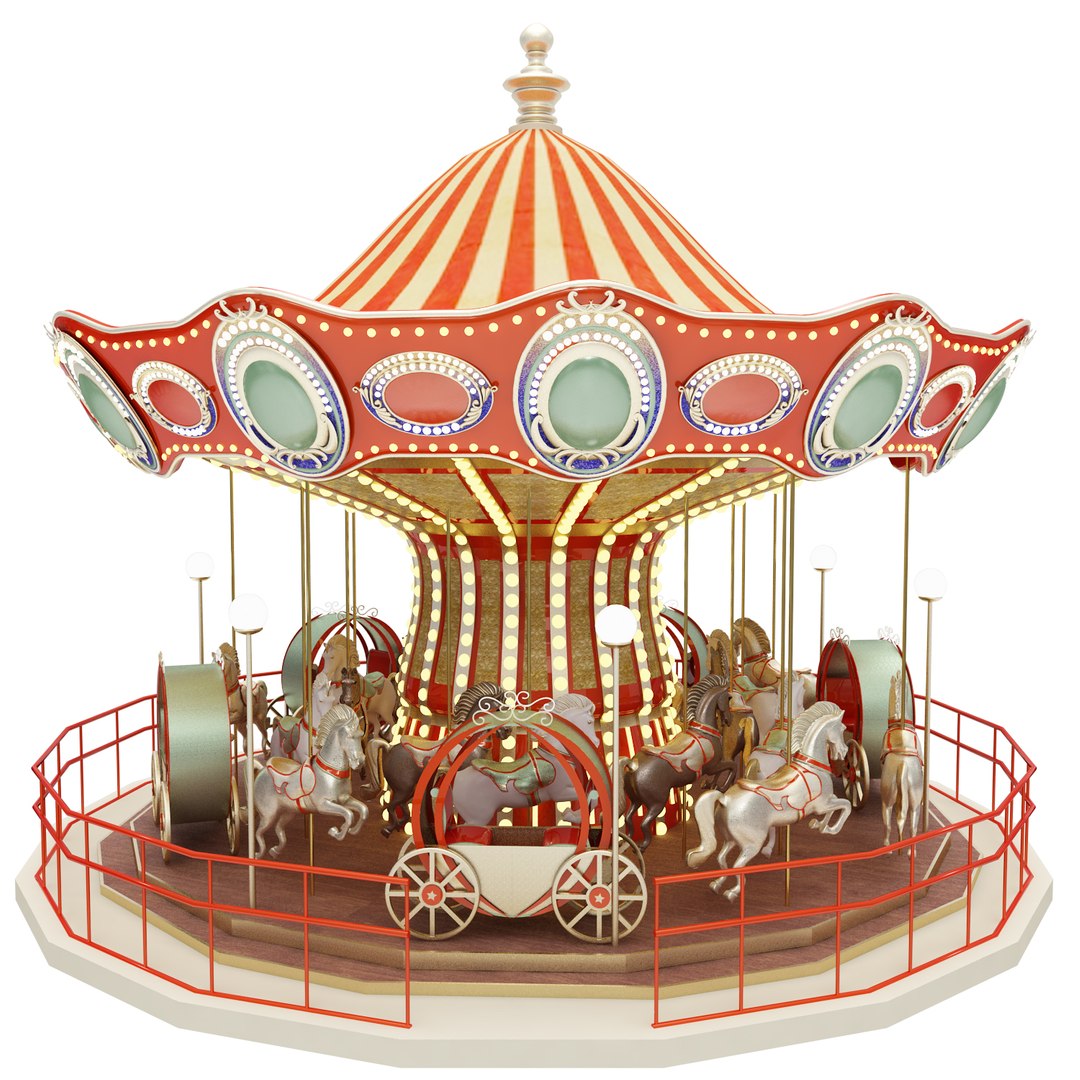 Amusement Park Equipment 3D Model - TurboSquid 1547055