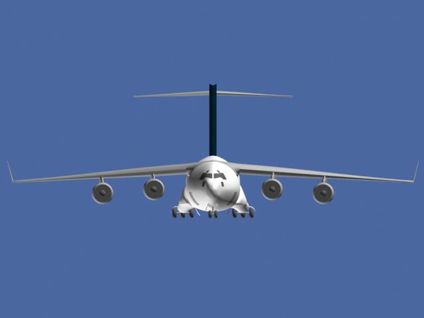 md-17 transportation aircraft 3d max