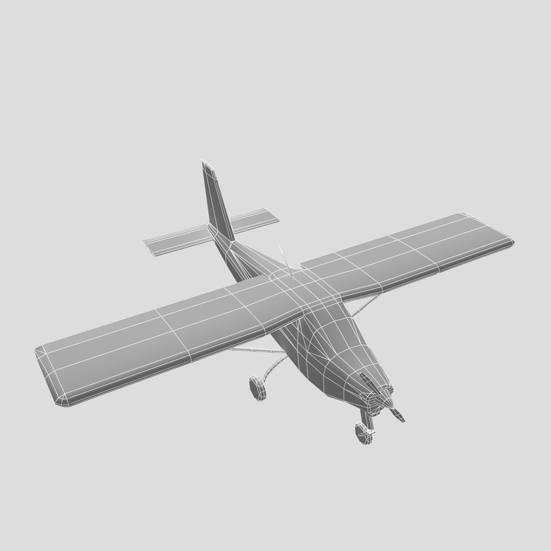 3d Model Tecnam P92 Basic