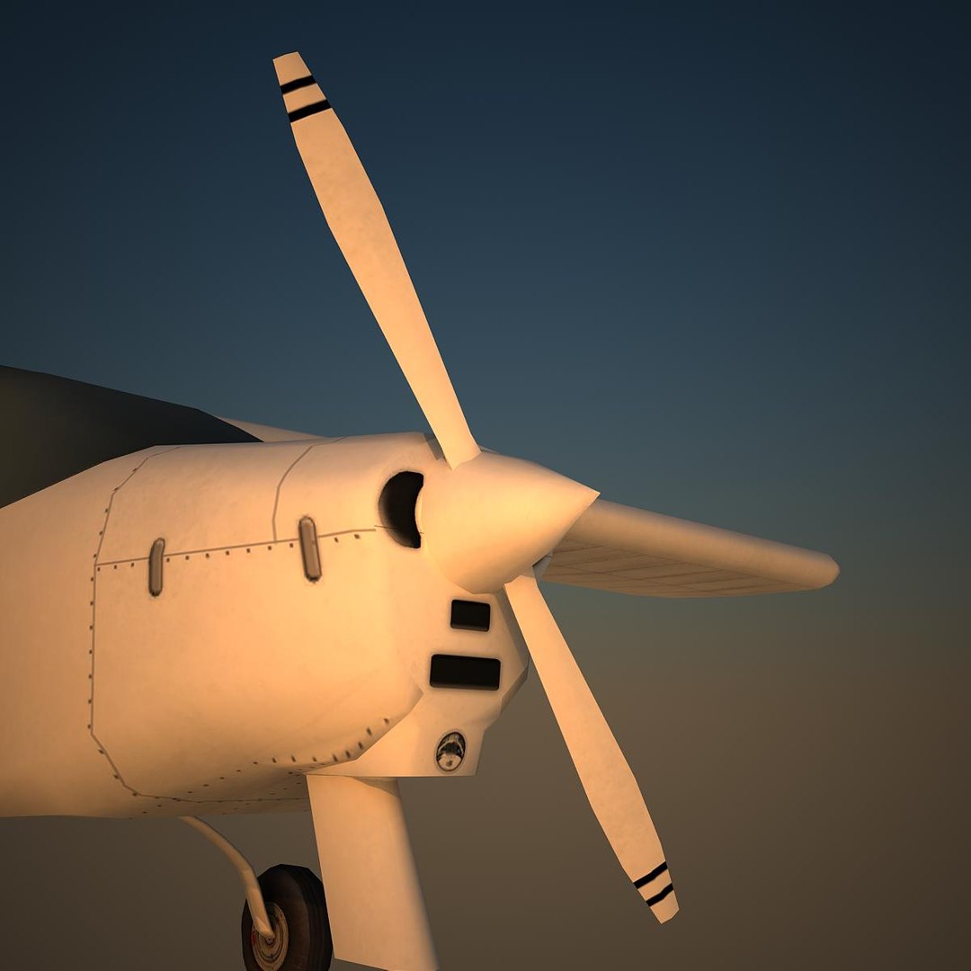 3d Model Tecnam P92 Basic