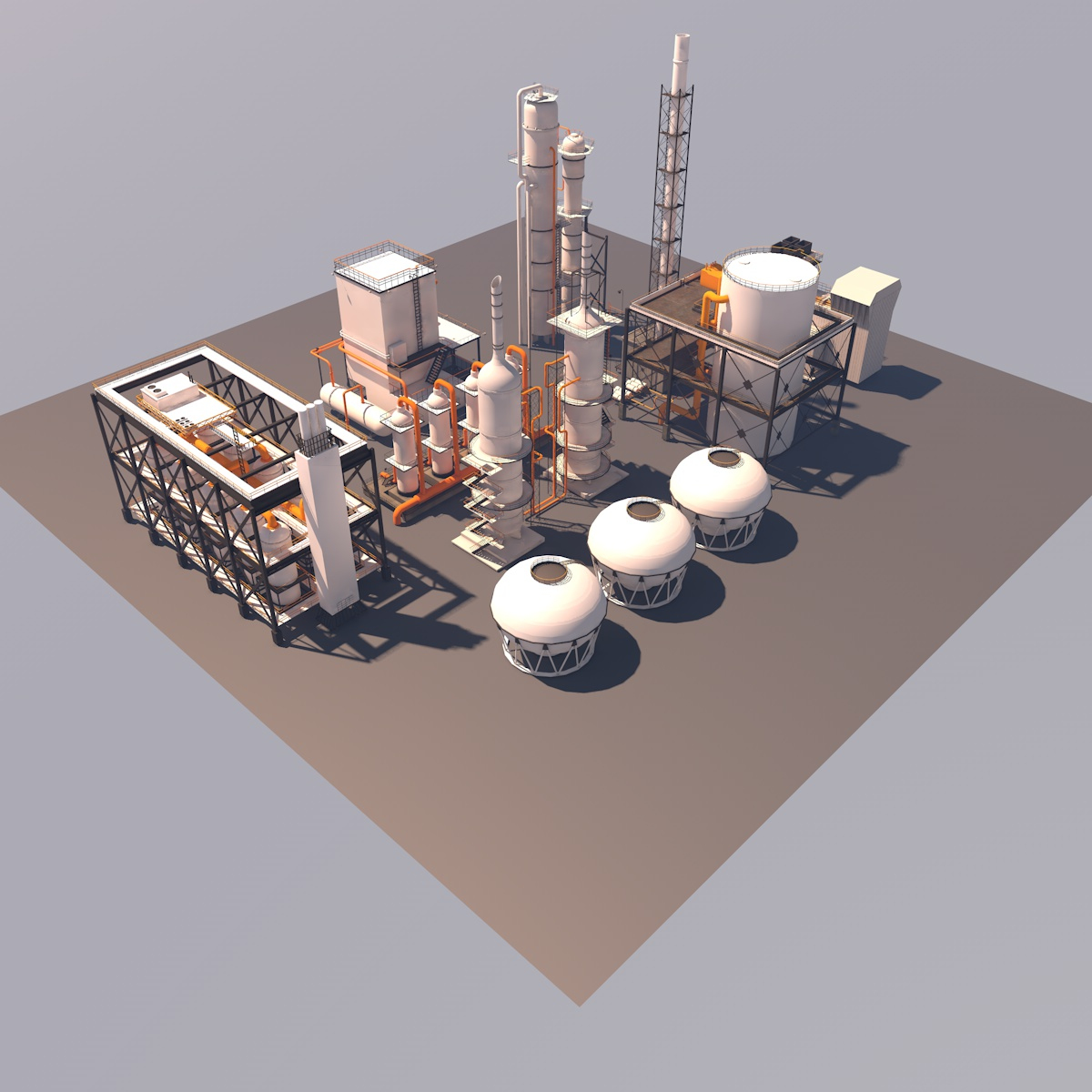3D factory building model - TurboSquid 1319224