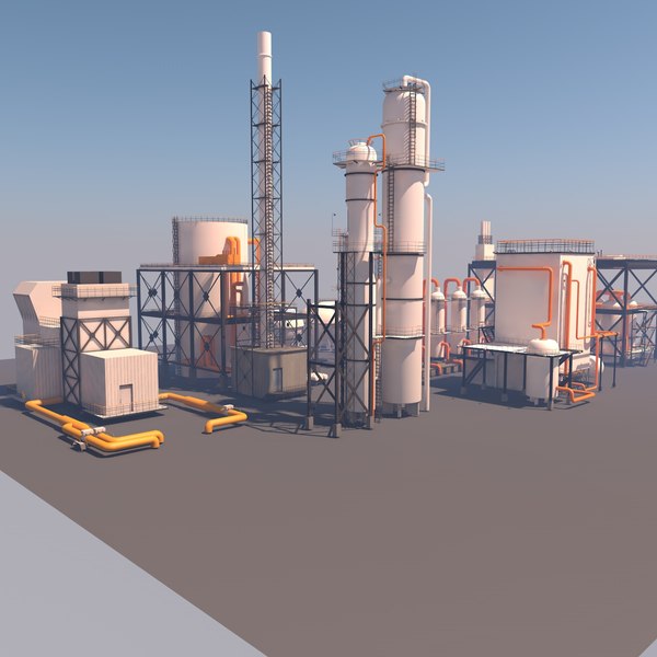 3D factory building model - TurboSquid 1319224
