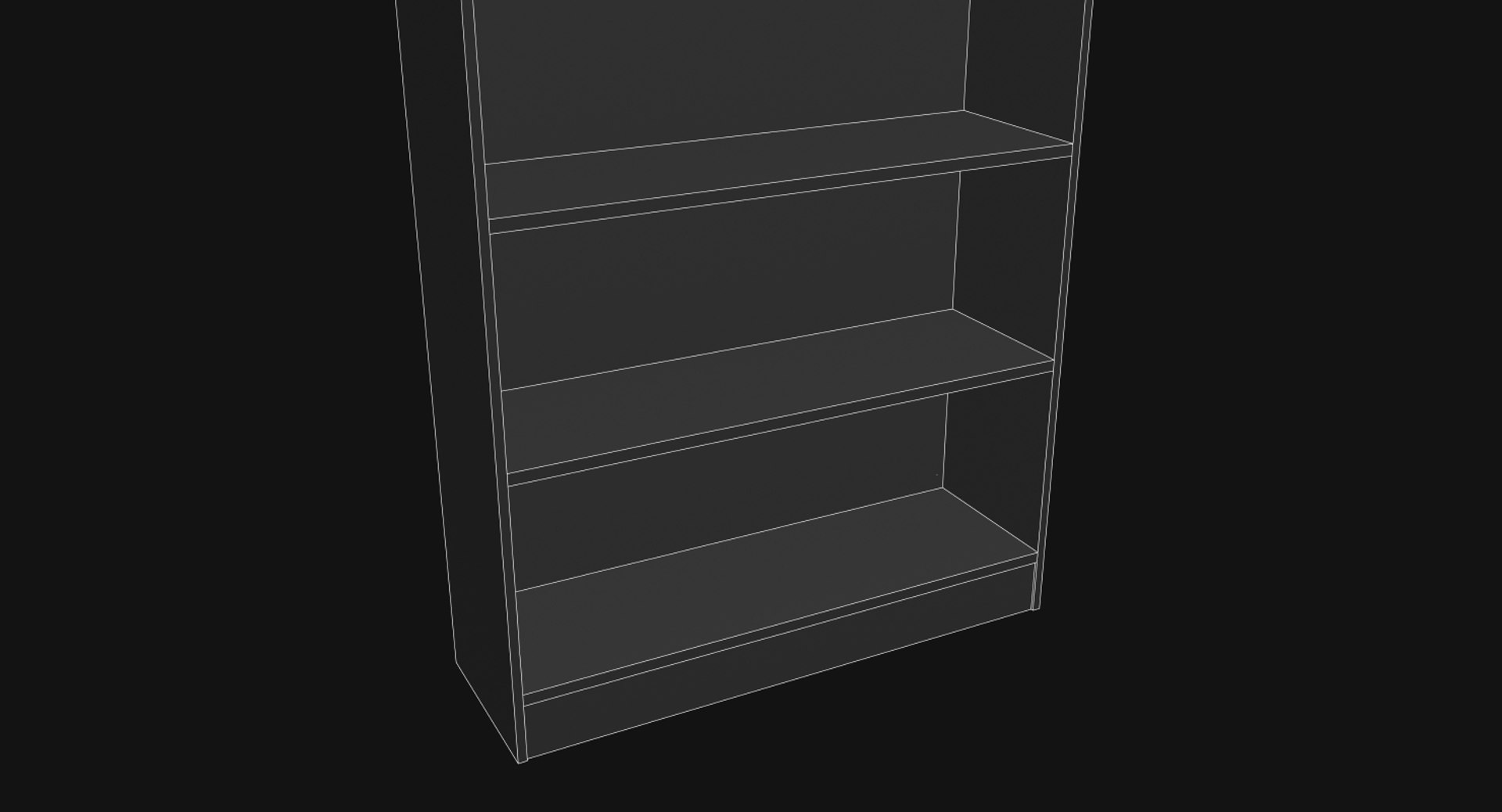 3D Bookshelf Book Model - TurboSquid 1236874